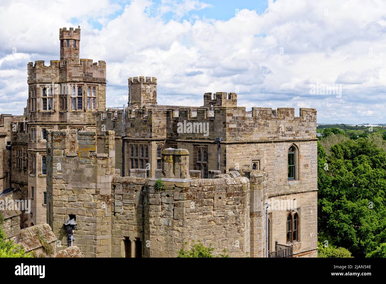 Warwick Castle - medieval castle in Warwick, Warwickshire - England ...