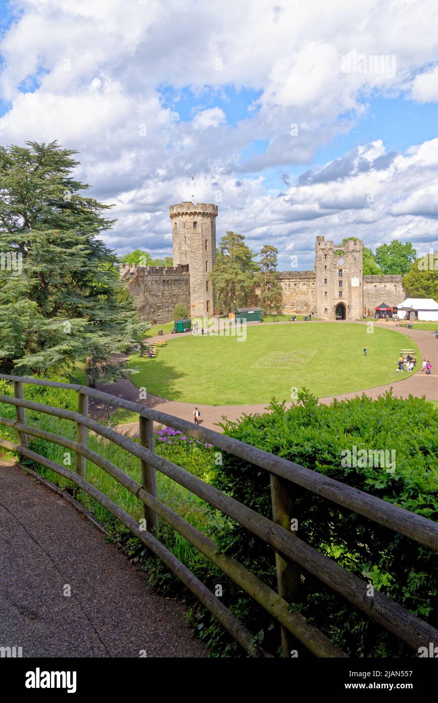 Warwick Castle - medieval castle in Warwick, Warwickshire - England ...