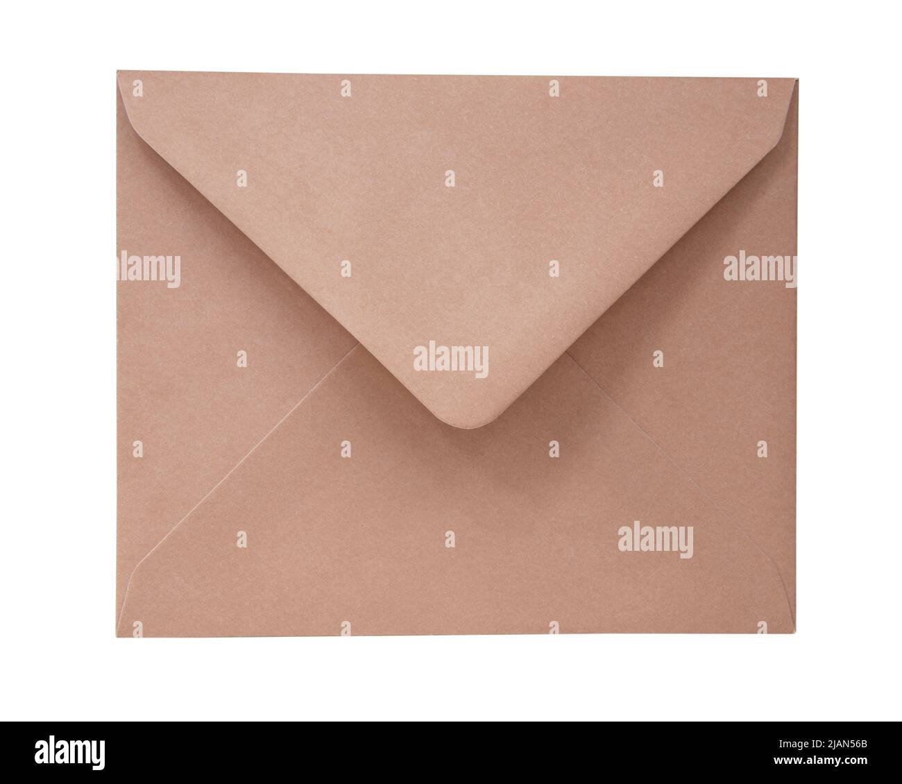 Craft brown envelope isolated on the white background Stock Photo - Alamy