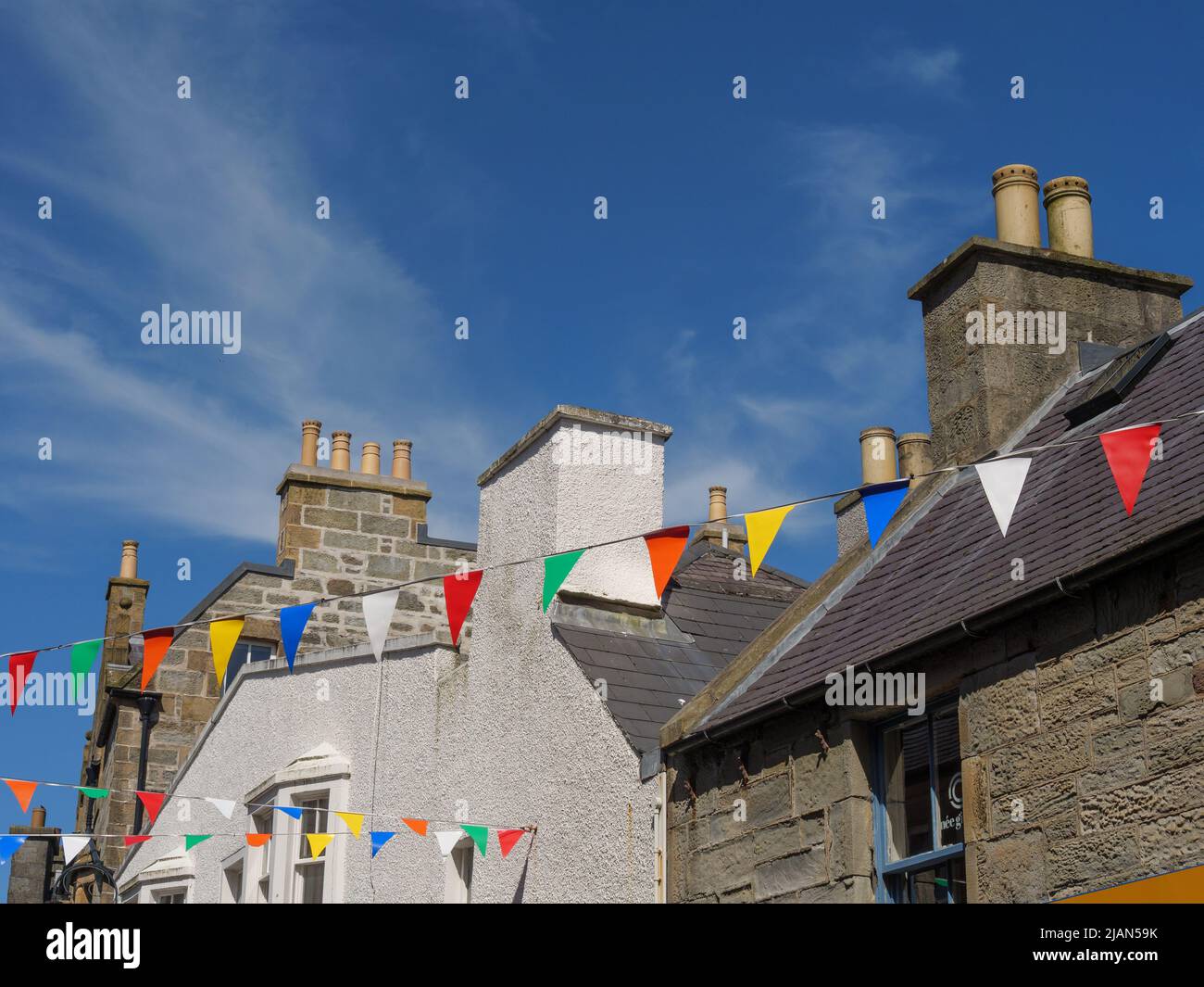 the city of Lerwick and the shetland island Stock Photo - Alamy