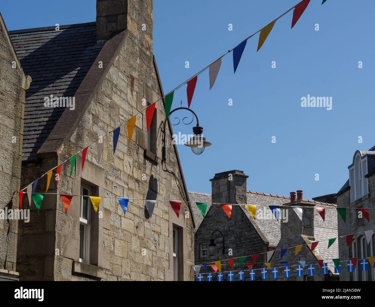 the city of Lerwick and the shetland island Stock Photo - Alamy