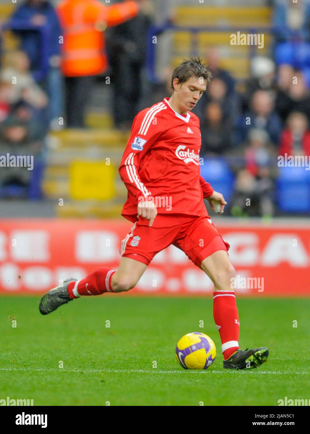 Liverpool Daniel Agger 2008 Stock Photo - Alamy