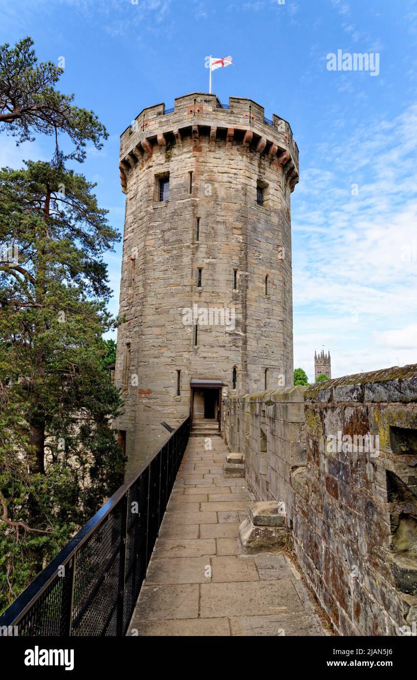 Warwick Castle - medieval castle in Warwick, Warwickshire - England ...