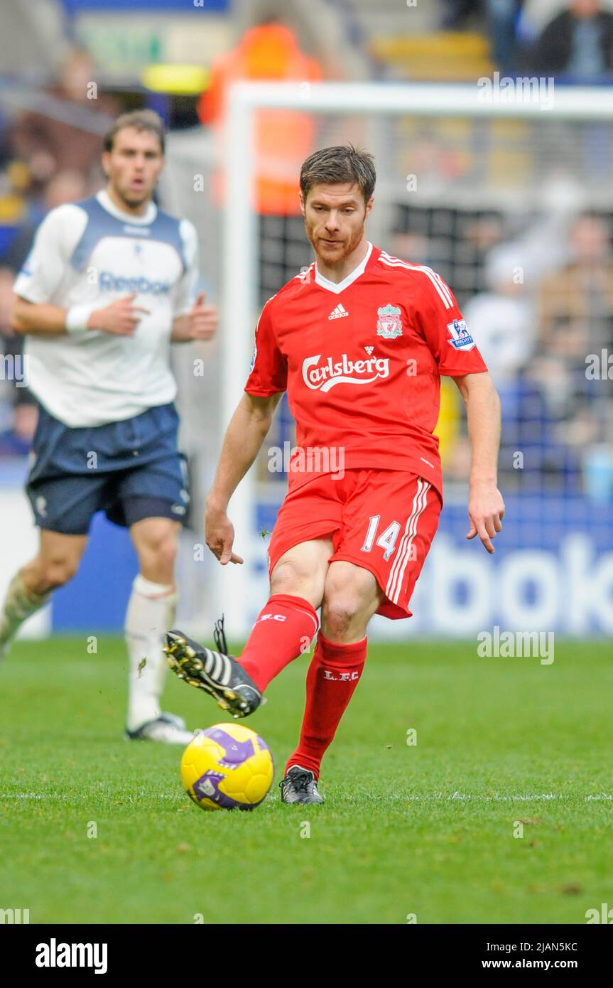 Liverpool Xabi Alonso 2008 Stock Photo - Alamy