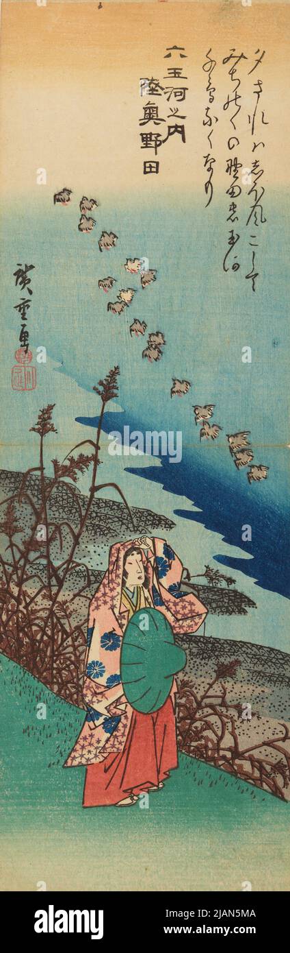 The Noda Tamagawa River in The Mutsu Provinces, from the Series: Six ...