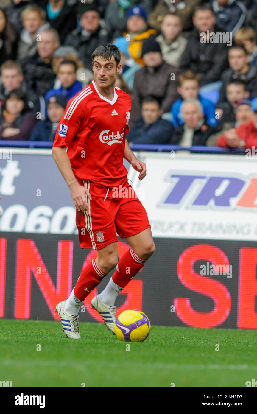 Liverpool Albert Riera 2008 Stock Photo - Alamy