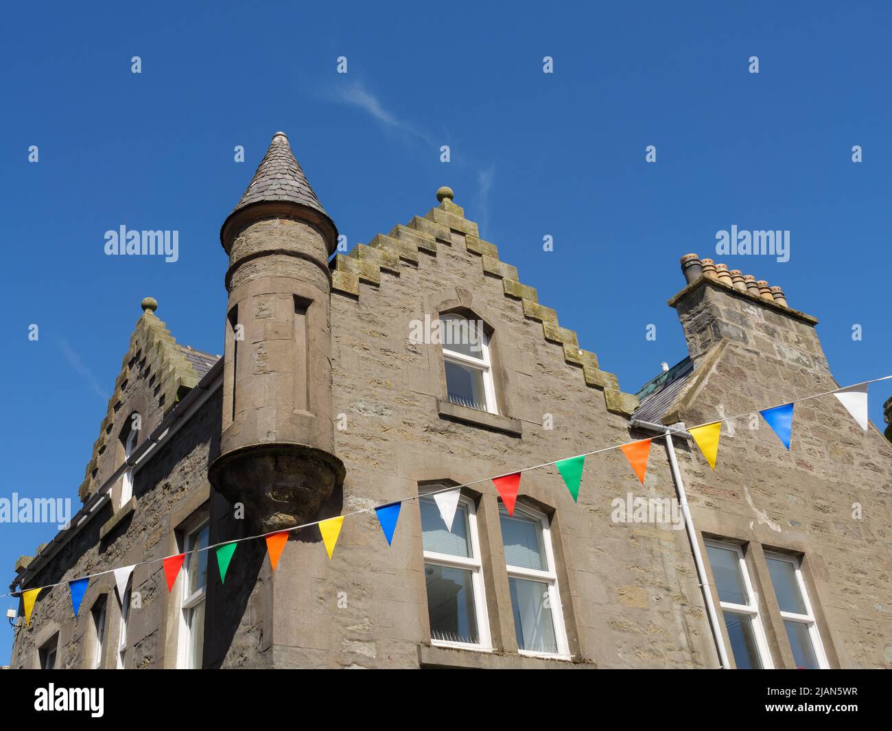 the city of Lerwick and the shetland island Stock Photo - Alamy