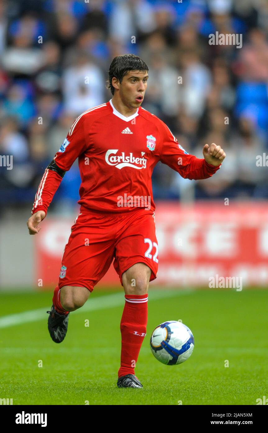 Liverpool Emiliano Insua 2009 Stock Photo - Alamy