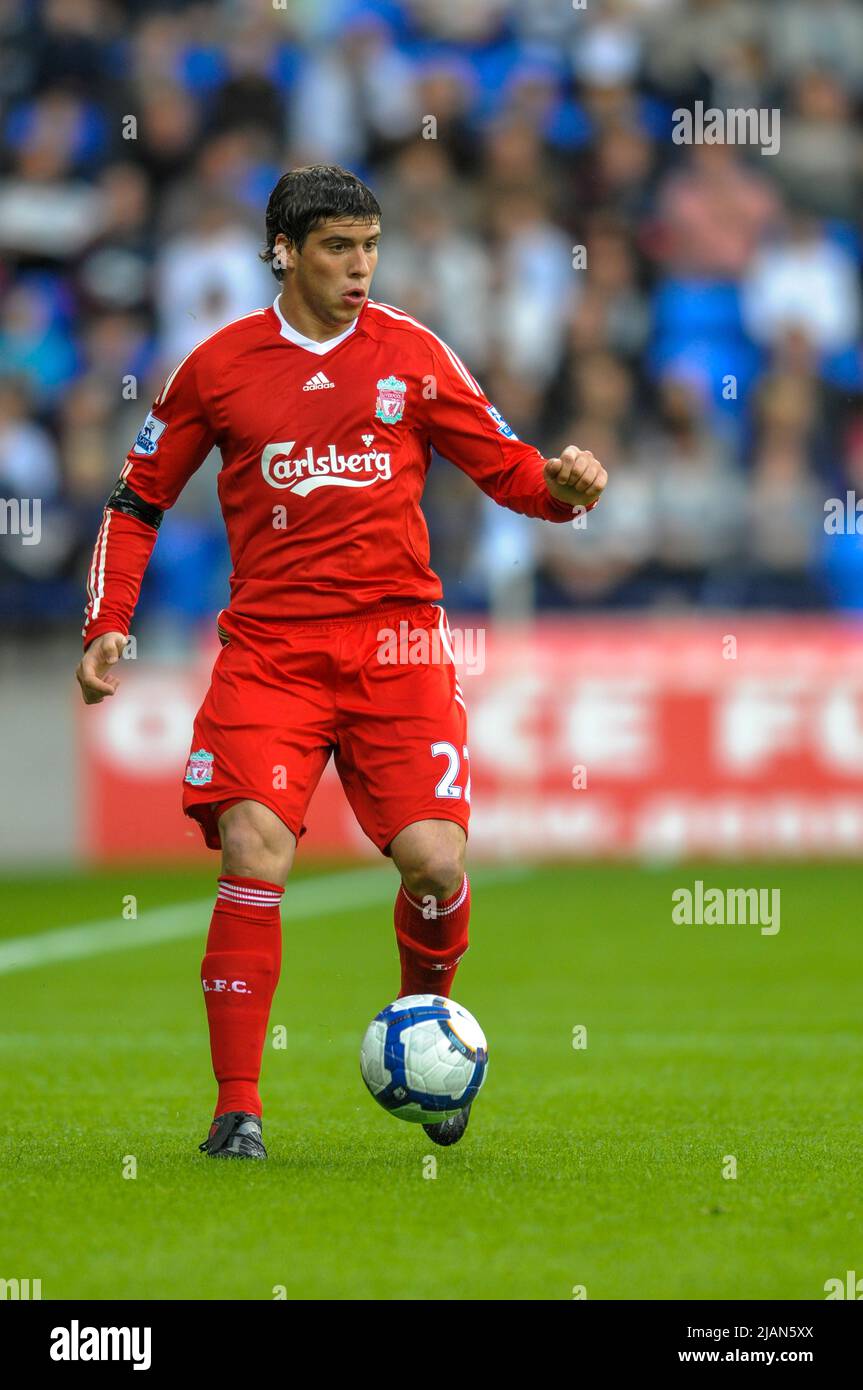 Liverpool Emiliano Insua 2009 Stock Photo - Alamy