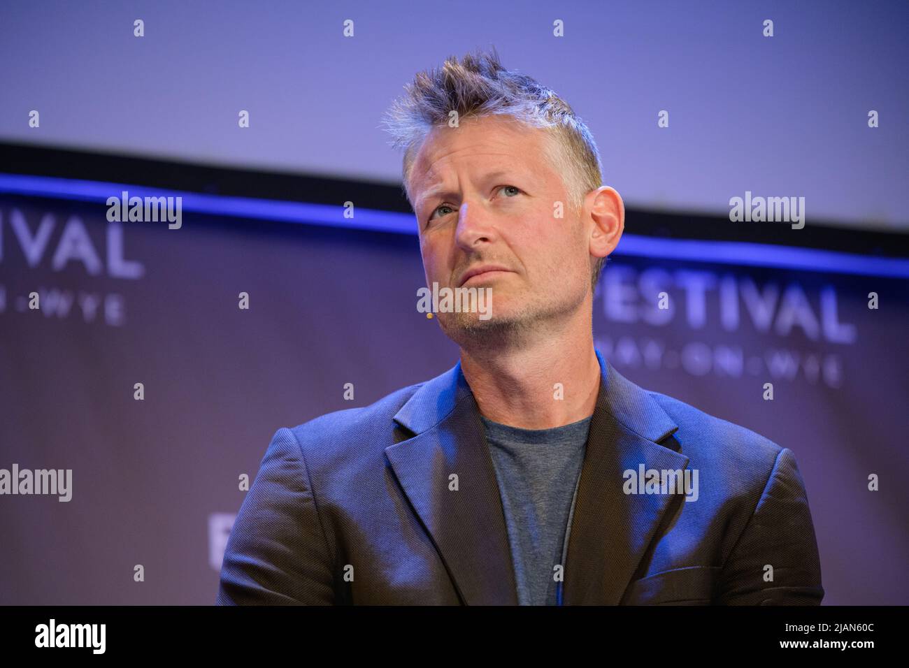 Hay-on-Wye, Wales, UK. 31th May, 2022. Harriet Lamb, Mark Lynas, Nina Skorupska and Martin ...