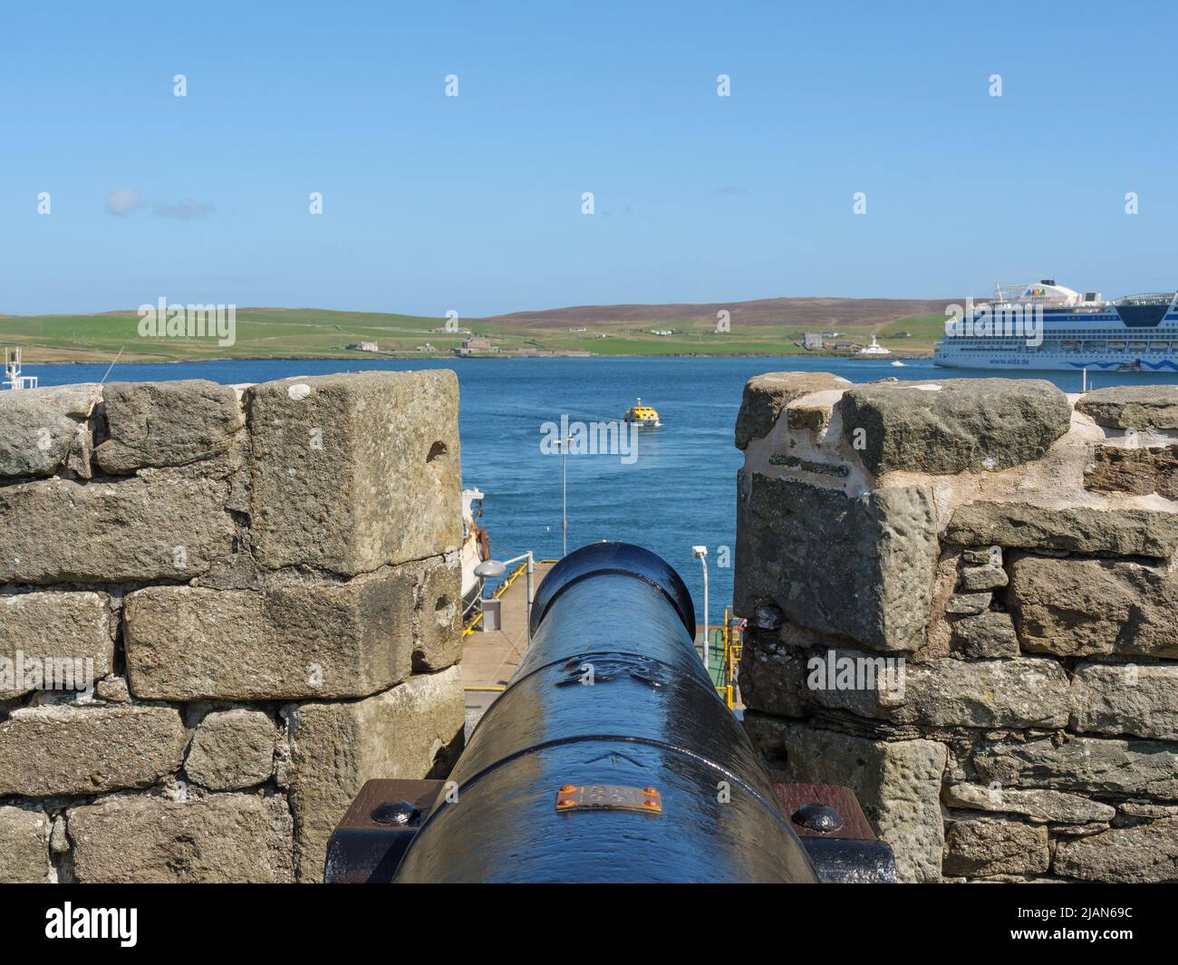 the city of Lerwick and the shetland island Stock Photo - Alamy