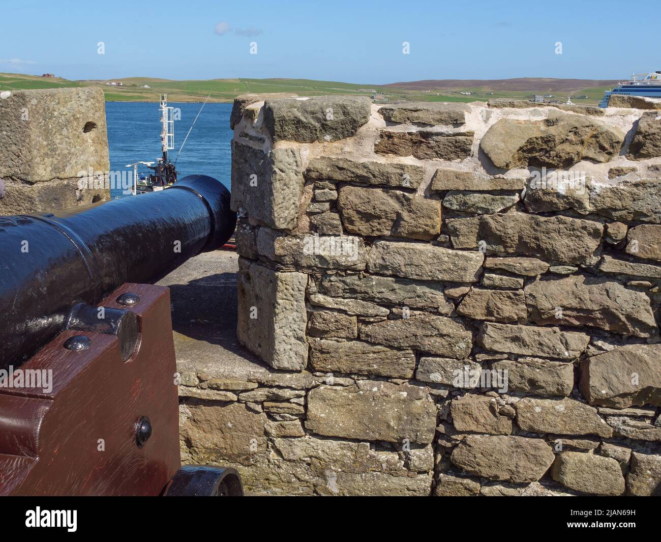 the city of Lerwick and the shetland island Stock Photo - Alamy