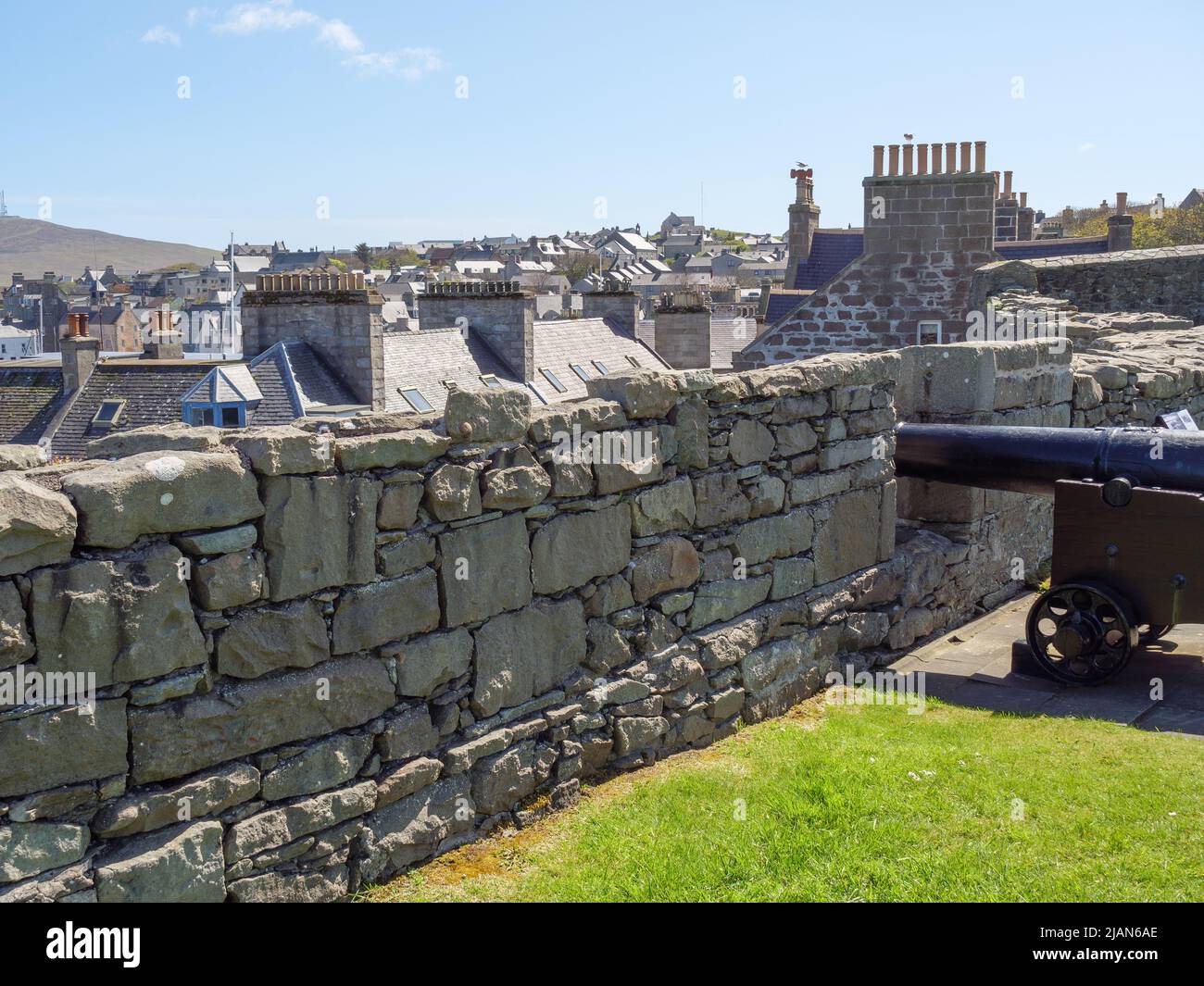 the city of Lerwick and the shetland island Stock Photo - Alamy