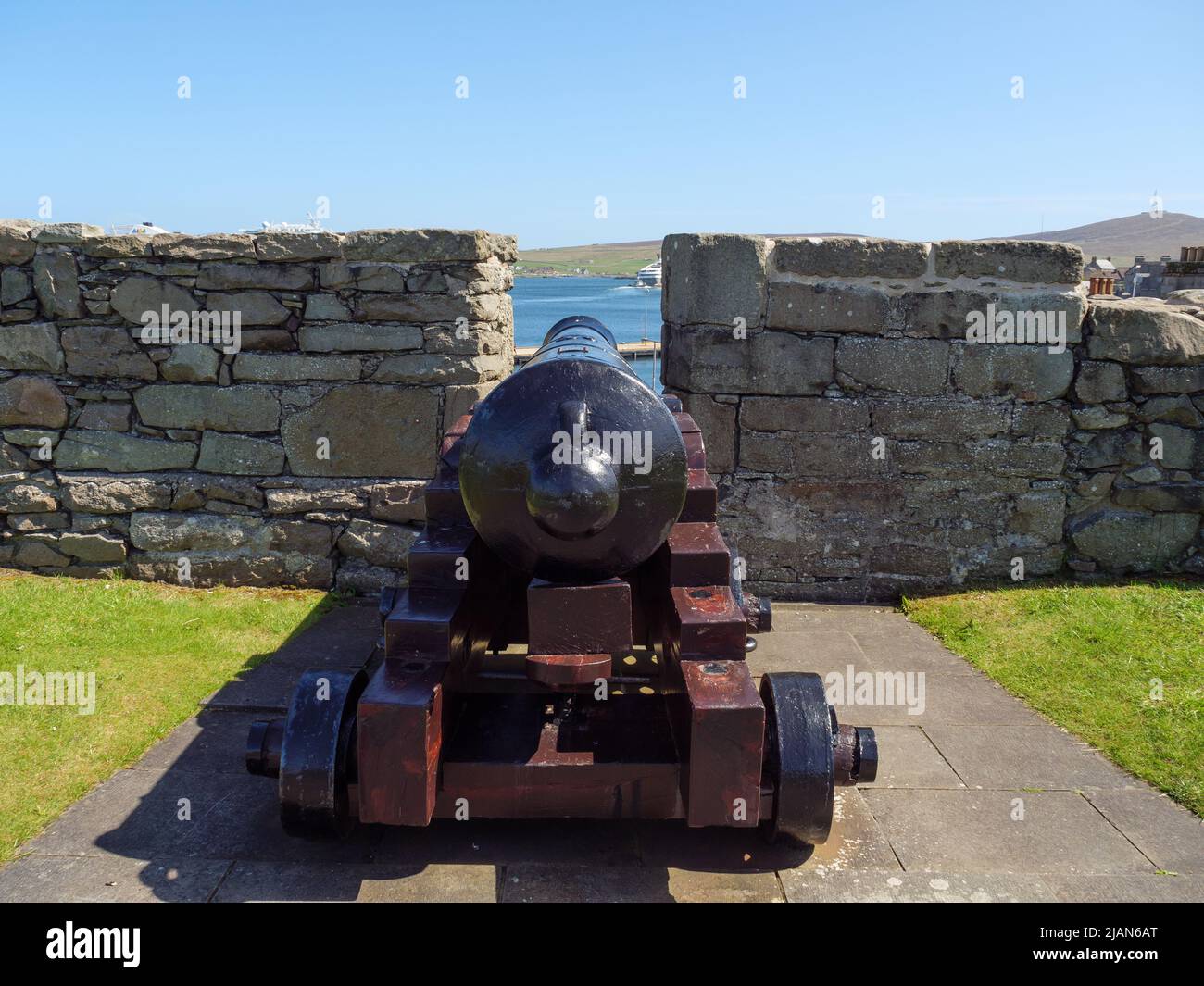 the city of Lerwick and the shetland island Stock Photo - Alamy