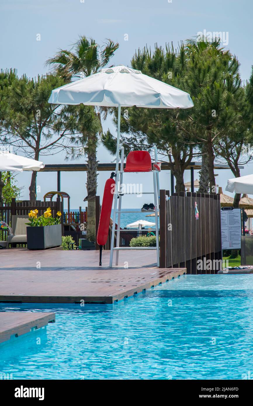 Lifeguard Chair Umbrellas