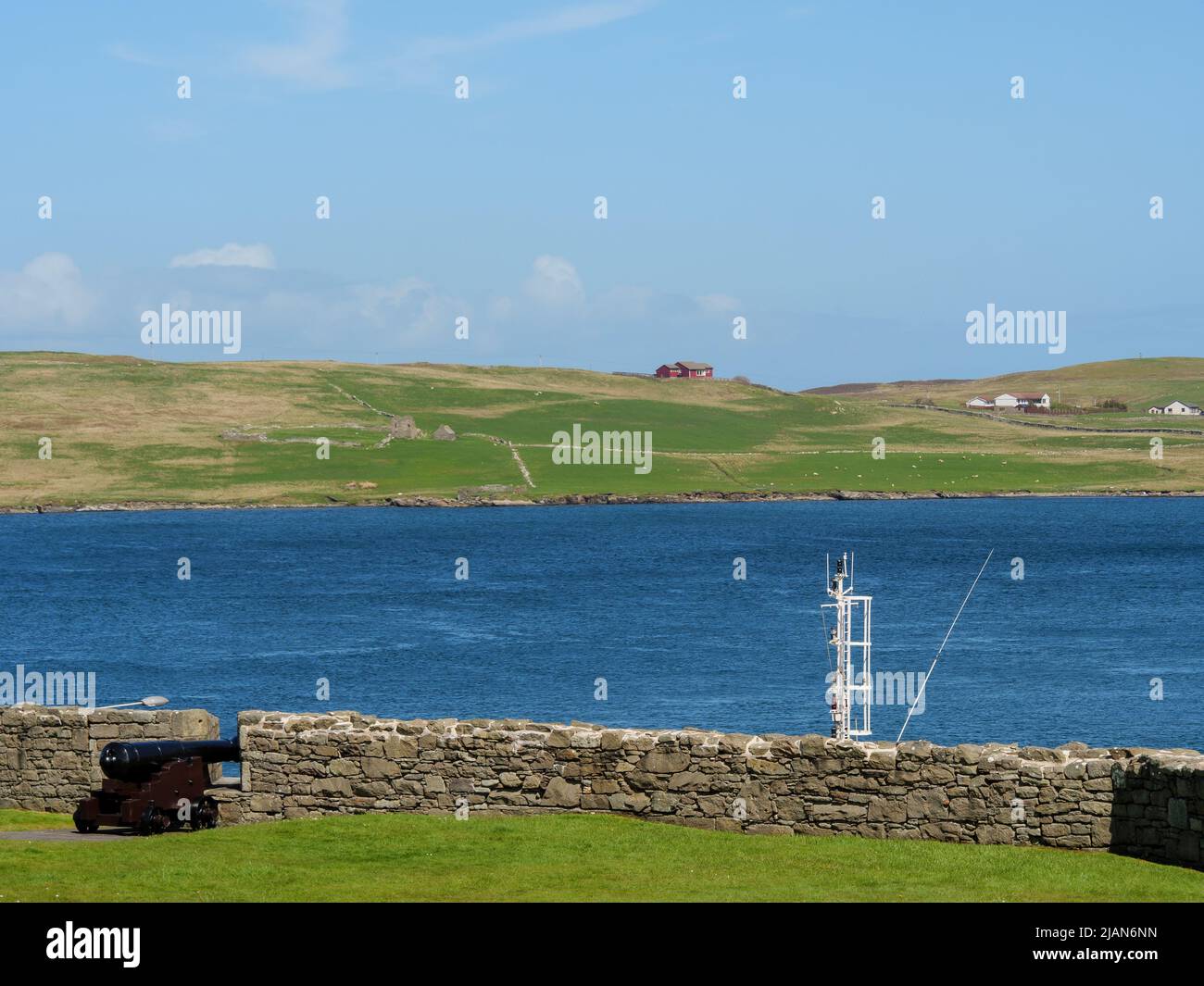 the city of Lerwick and the shetland island Stock Photo - Alamy