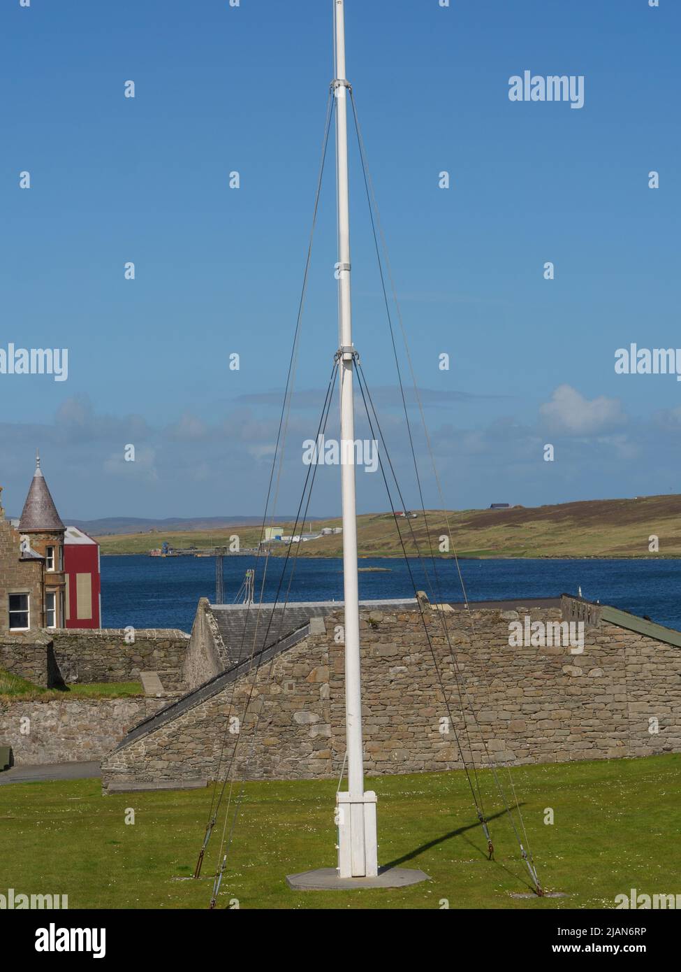 the city of Lerwick and the shetland island Stock Photo - Alamy