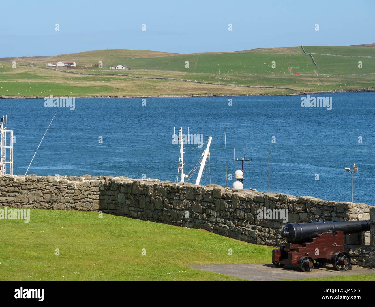the city of Lerwick and the shetland island Stock Photo - Alamy