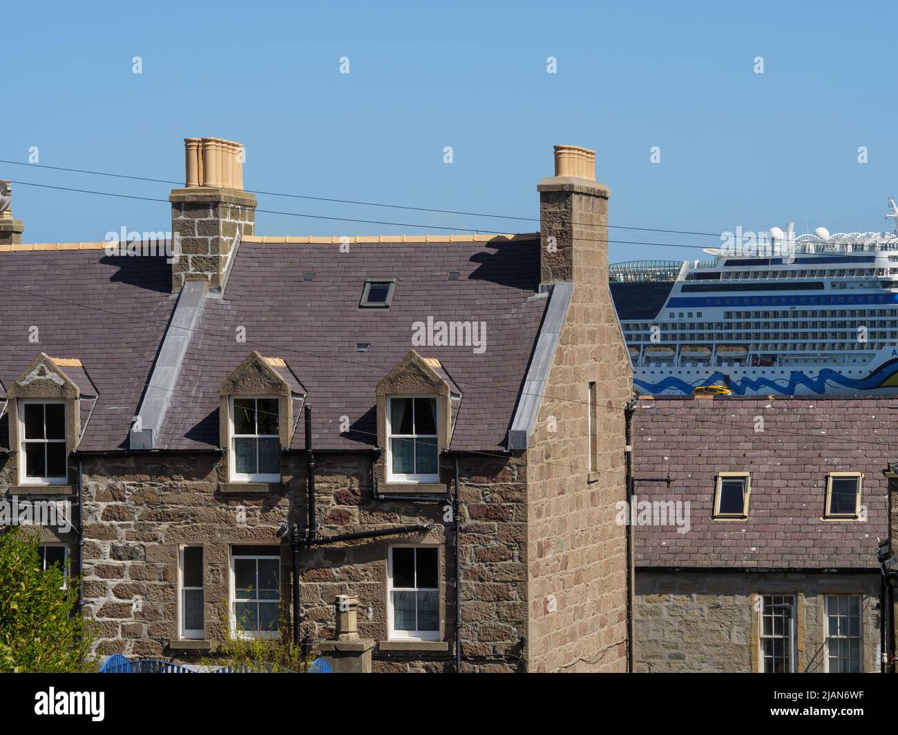 the city of Lerwick and the shetland island Stock Photo - Alamy