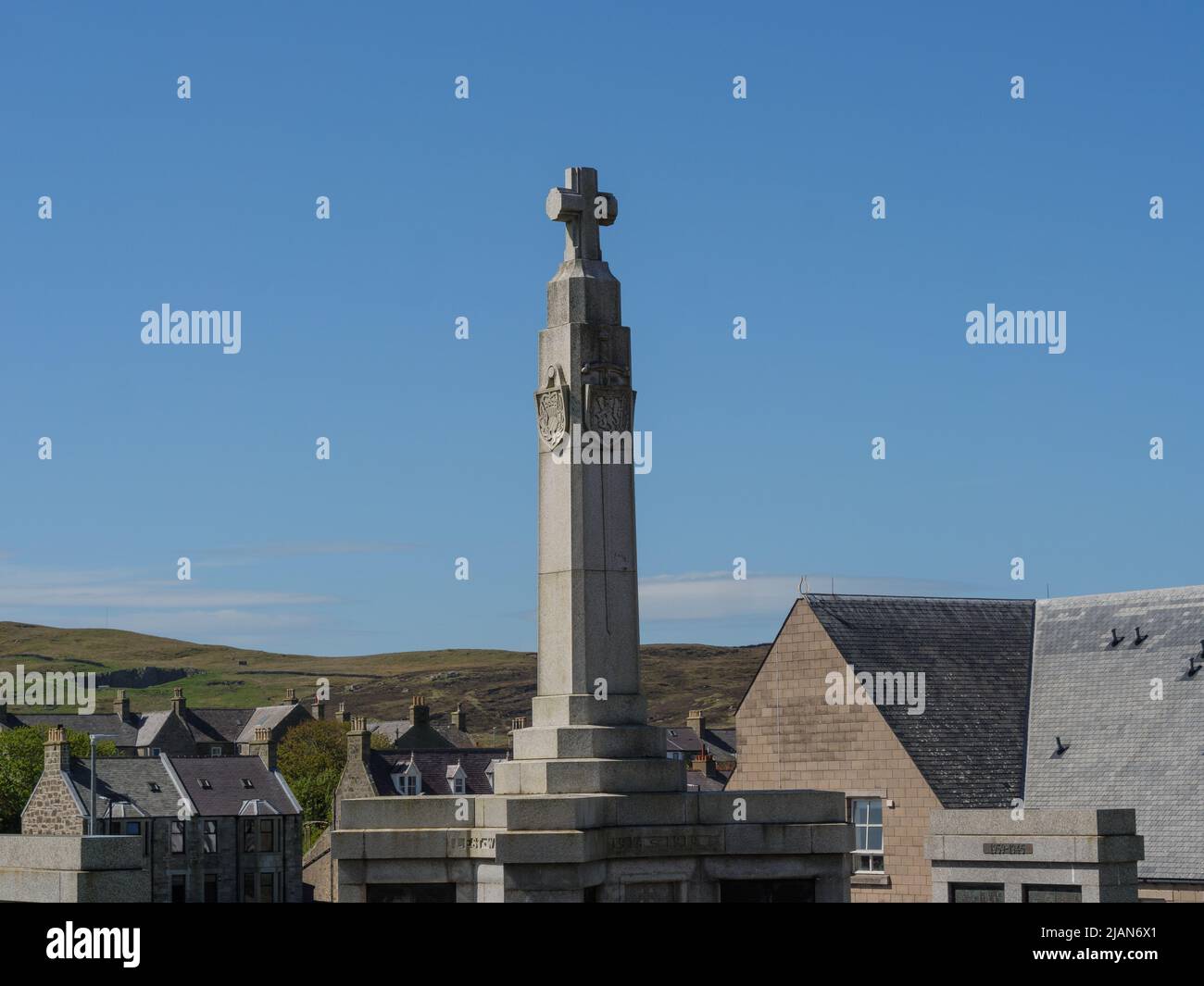 the city of Lerwick and the shetland island Stock Photo - Alamy