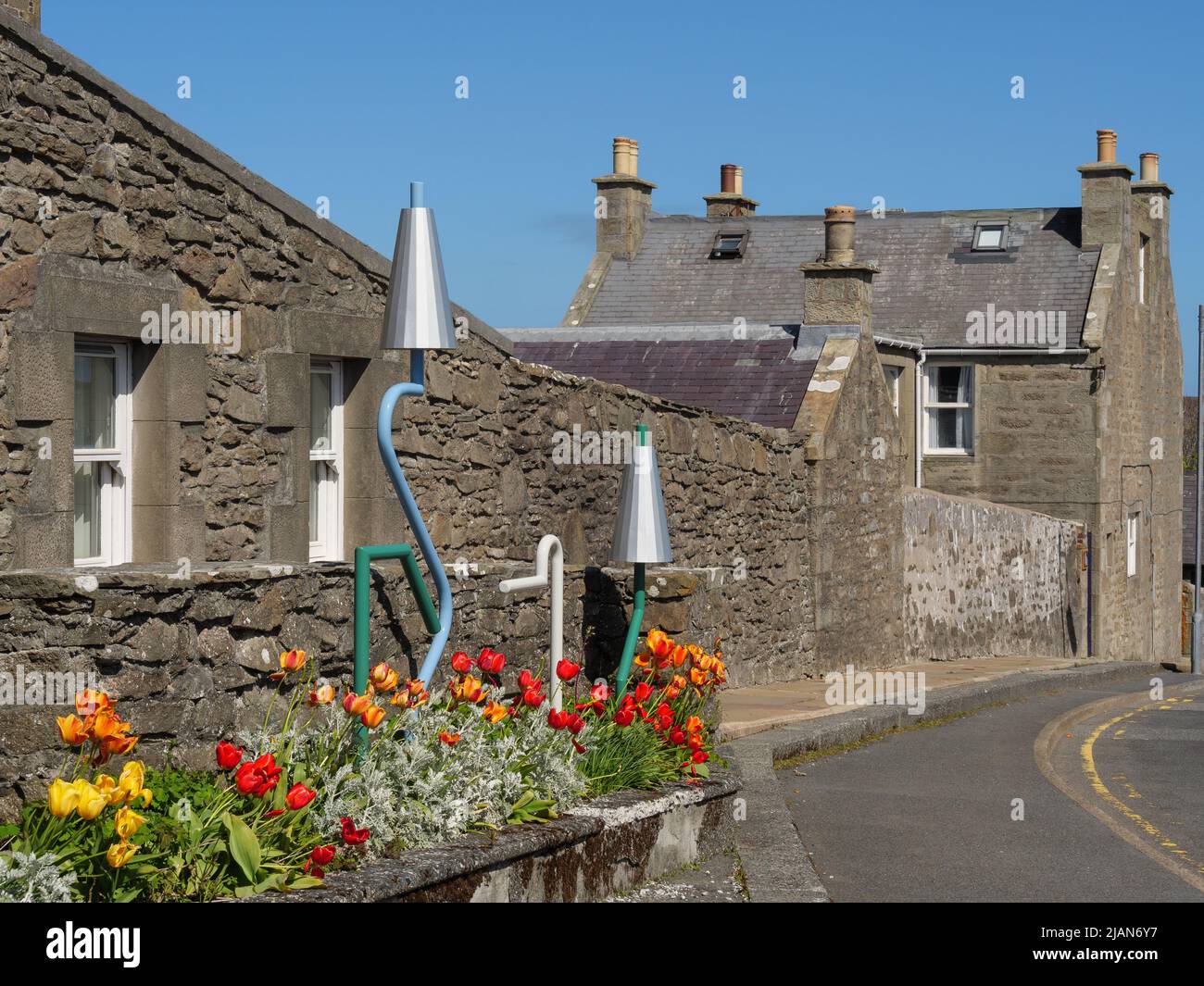 the city of Lerwick and the shetland island Stock Photo - Alamy