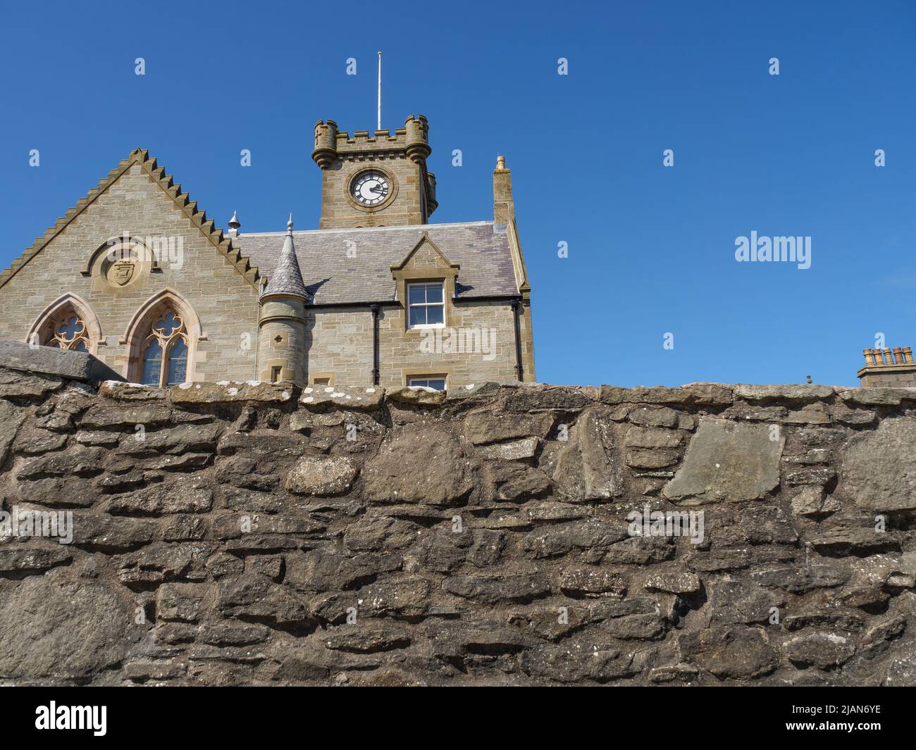the city of Lerwick and the shetland island Stock Photo - Alamy