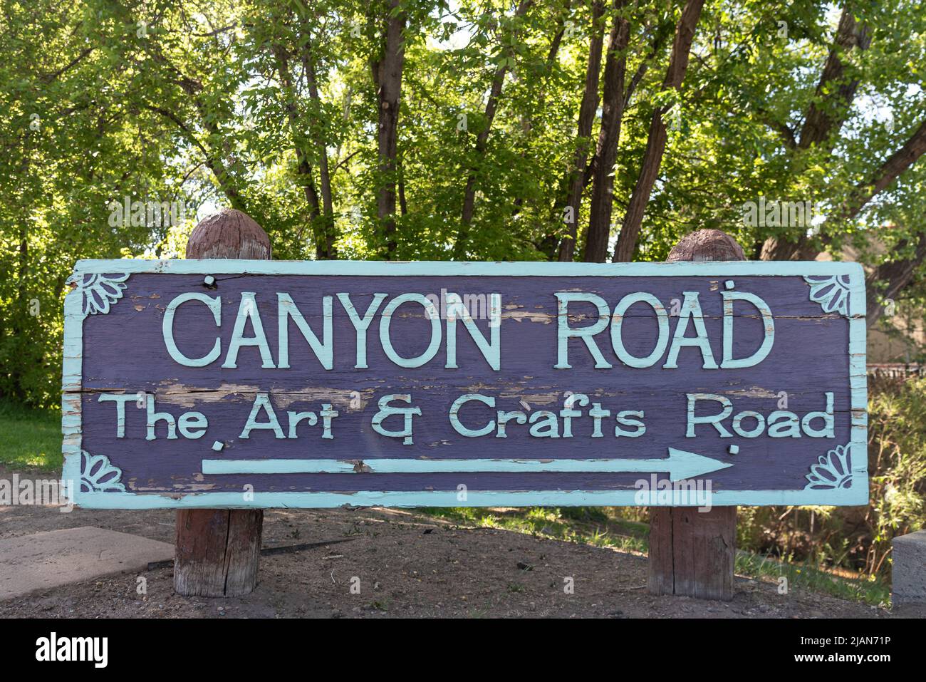 Santa fe new mexico canyon road hi-res stock photography and images - Alamy