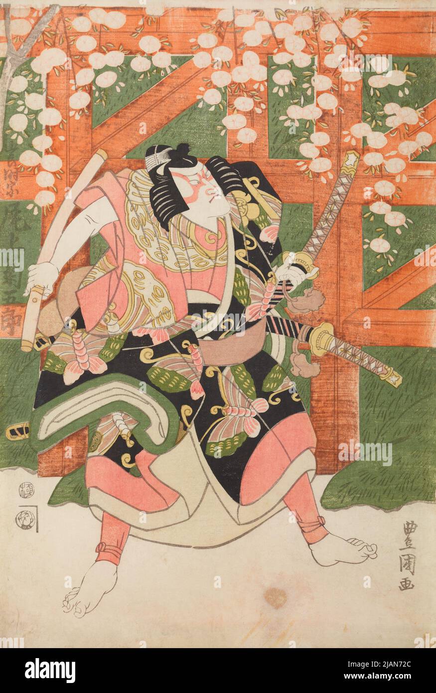The actor Onoe Kikugoro in the role of Goro Tokimune Utagawa, toyokuni ...