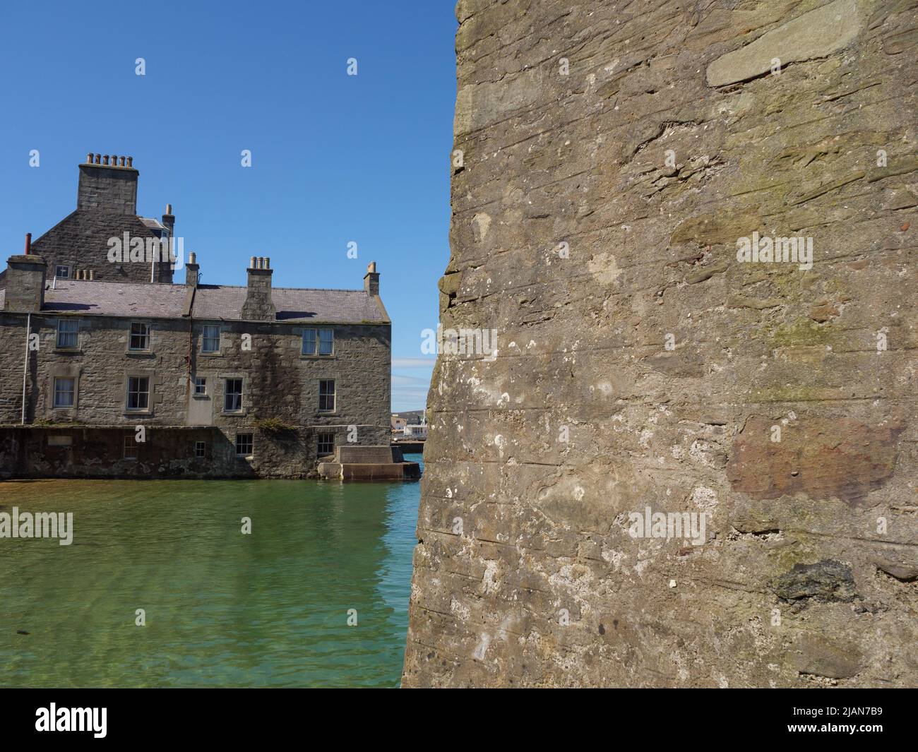 the city of Lerwick and the shetland island Stock Photo - Alamy