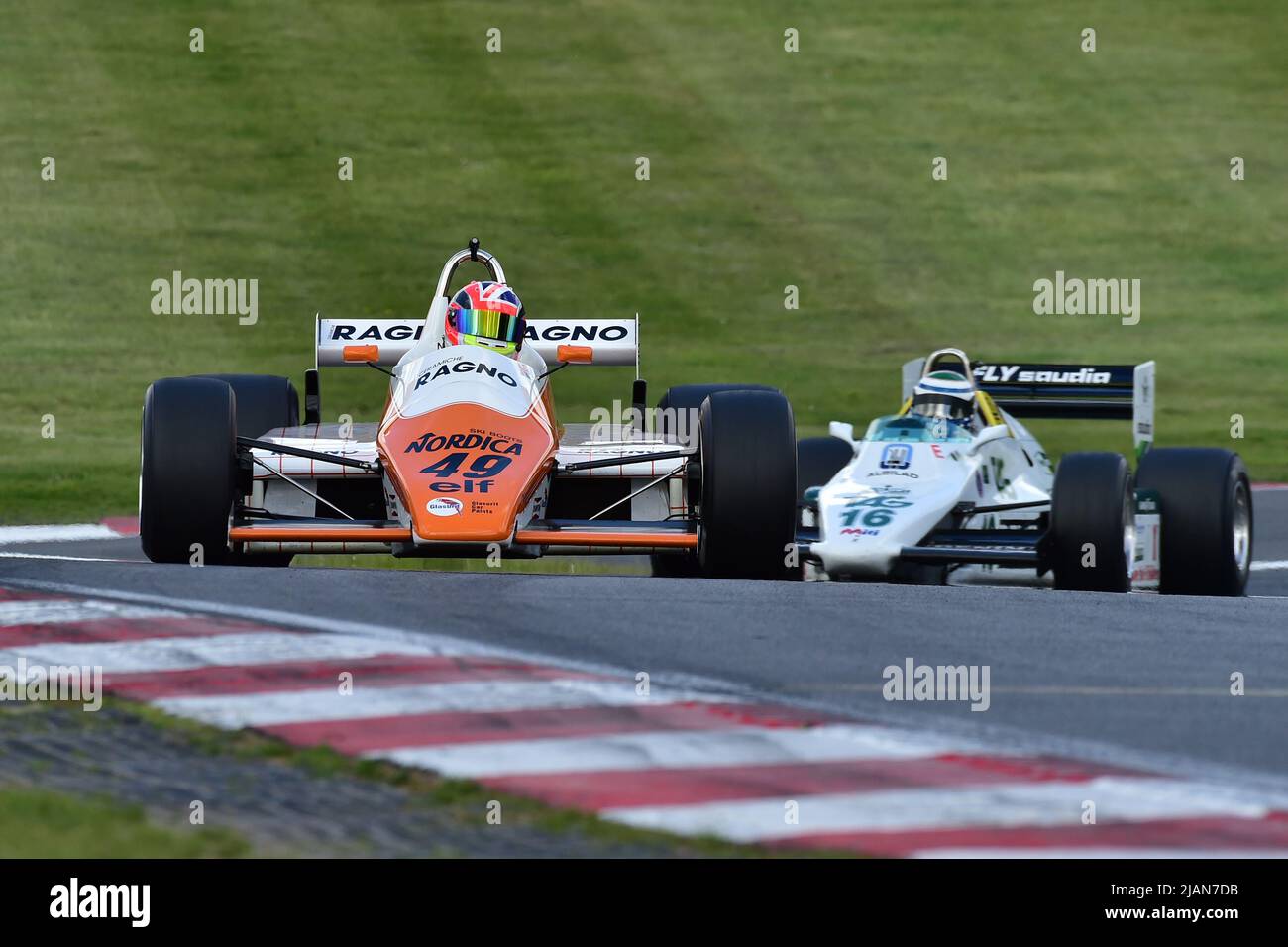 Neil Glover, Arrows A5, Mark Hazell, Williams FW08C, Masters Racing ...