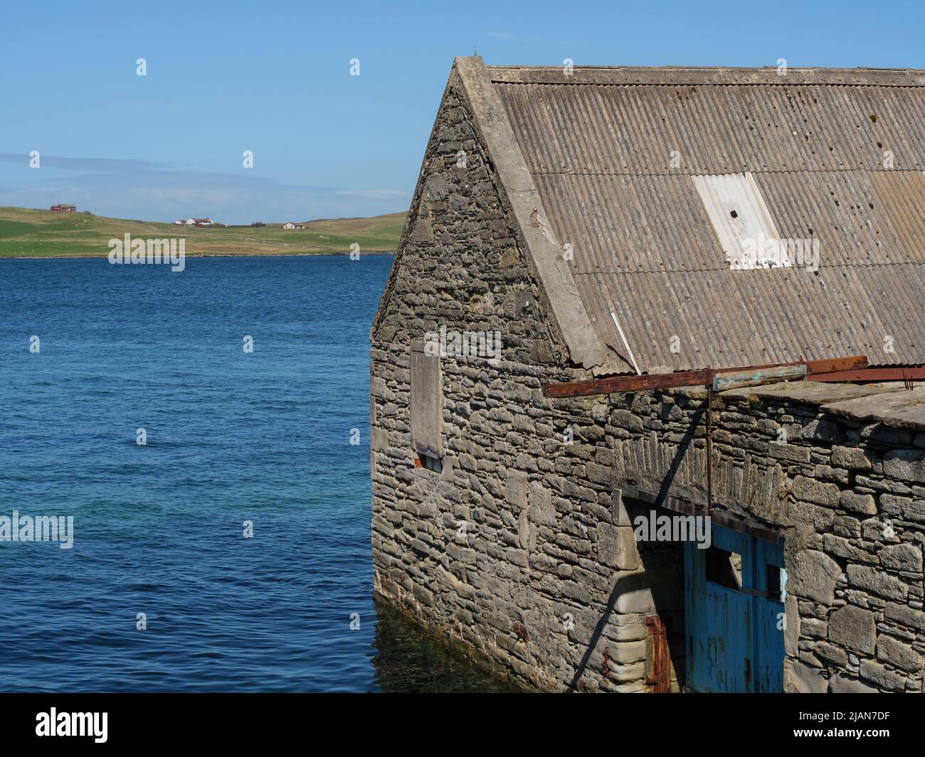 the city of Lerwick and the shetland island Stock Photo - Alamy