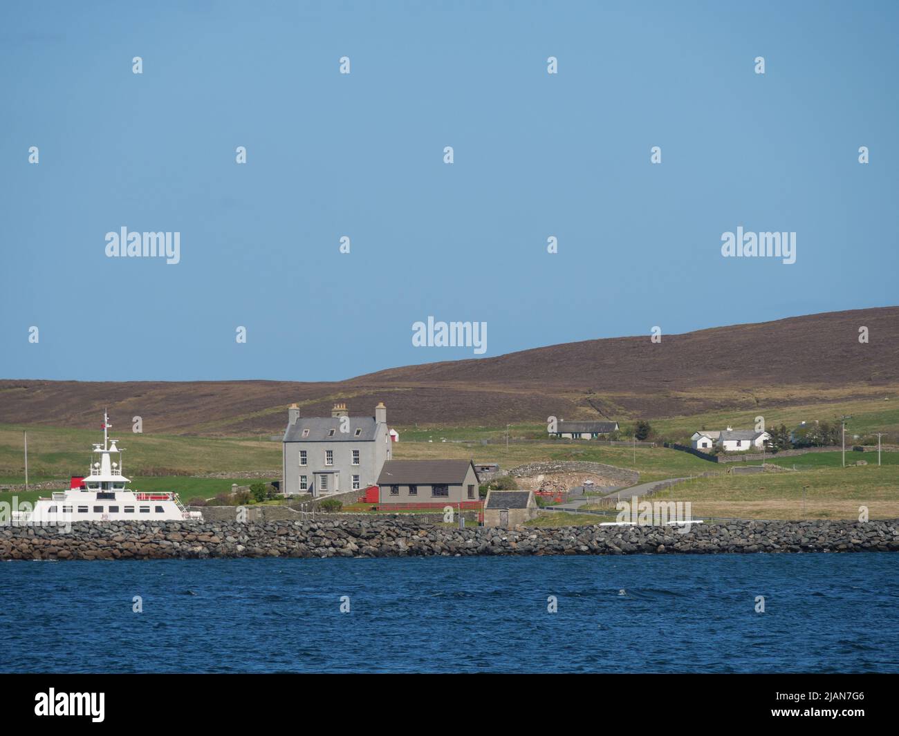 the city of Lerwick and the shetland island Stock Photo - Alamy