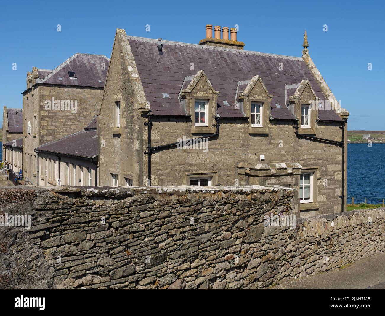 the city of Lerwick and the shetland island Stock Photo - Alamy