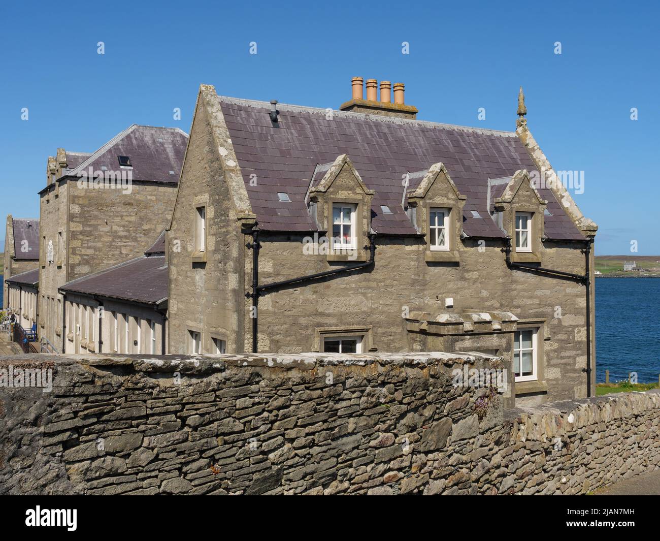 the city of Lerwick and the shetland island Stock Photo - Alamy