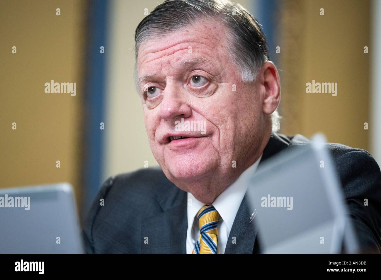 UNITED STATES - MAY 17: Ranking member Rep. Tom Cole, R-Okla., speaks ...