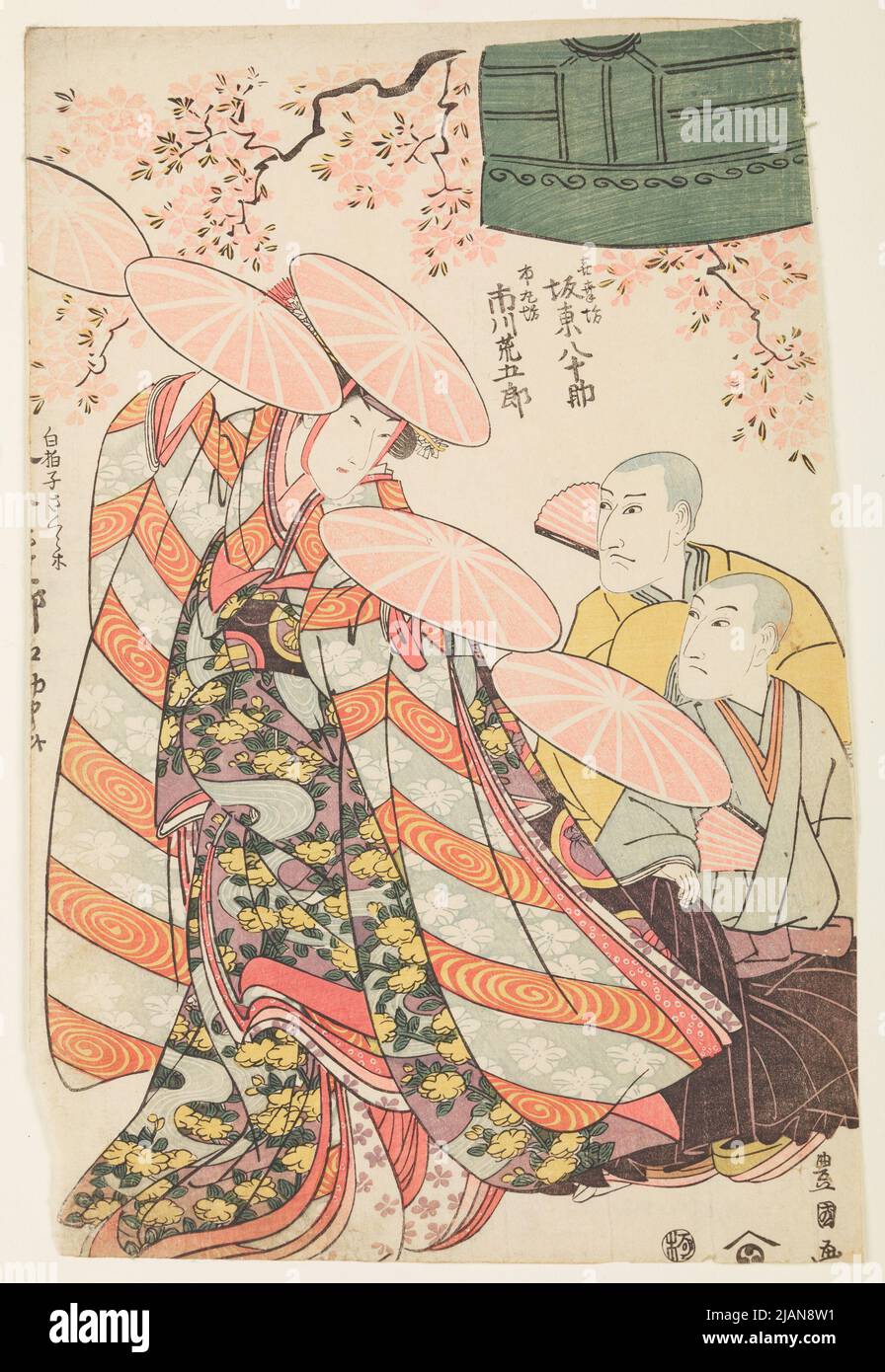 The Actors ICHIKAWA ARAGORO ANKNOWN ACTOR in The Role of Shirabiyoshi ...