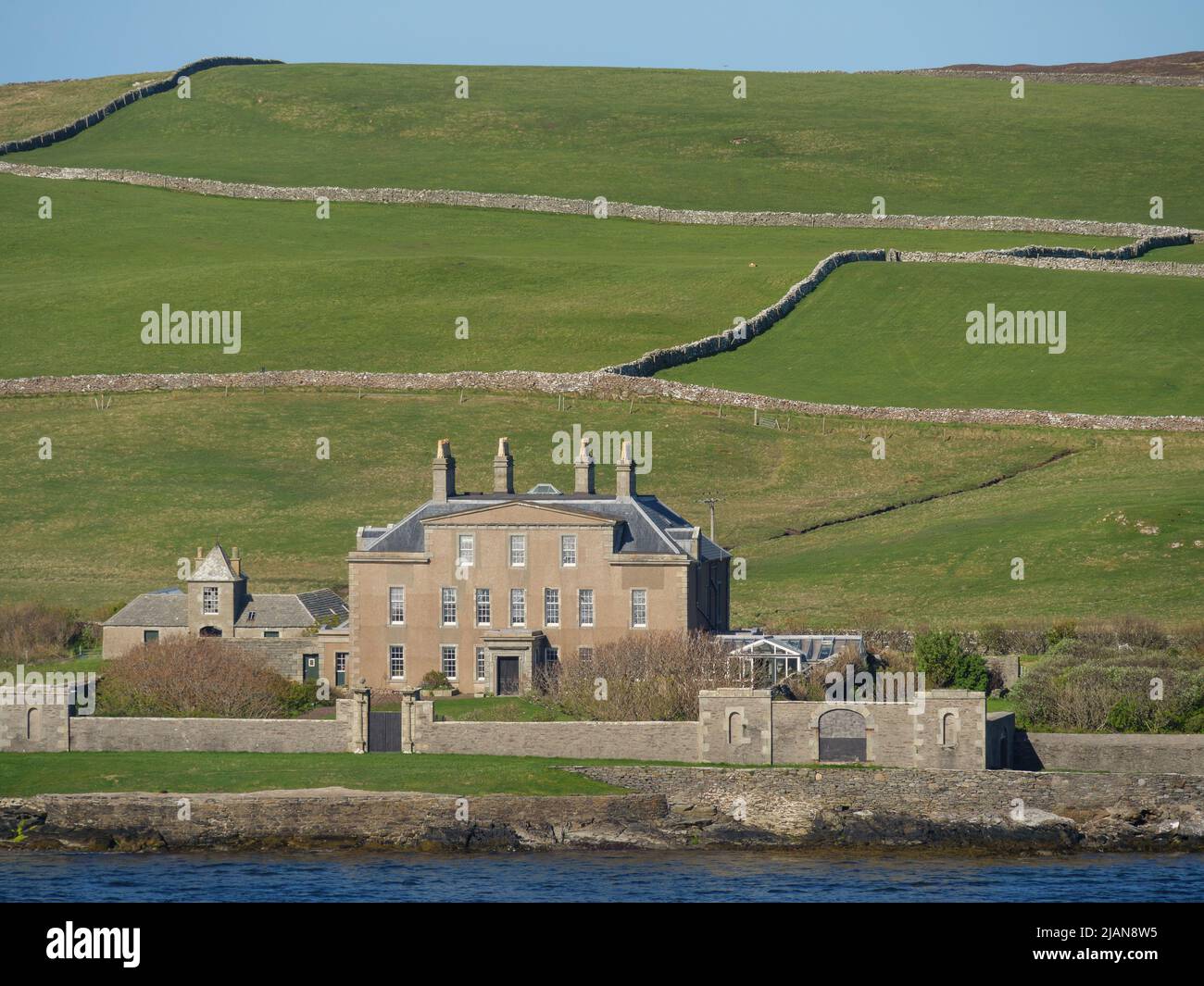 the city of Lerwick and the shetland island Stock Photo - Alamy