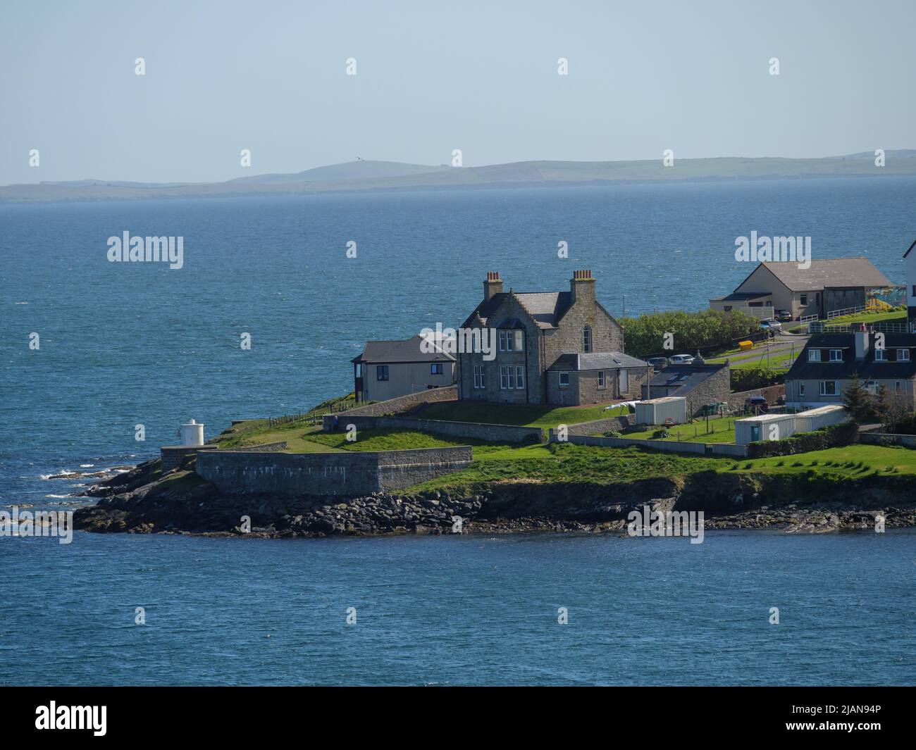 the city of Lerwick and the shetland island Stock Photo - Alamy