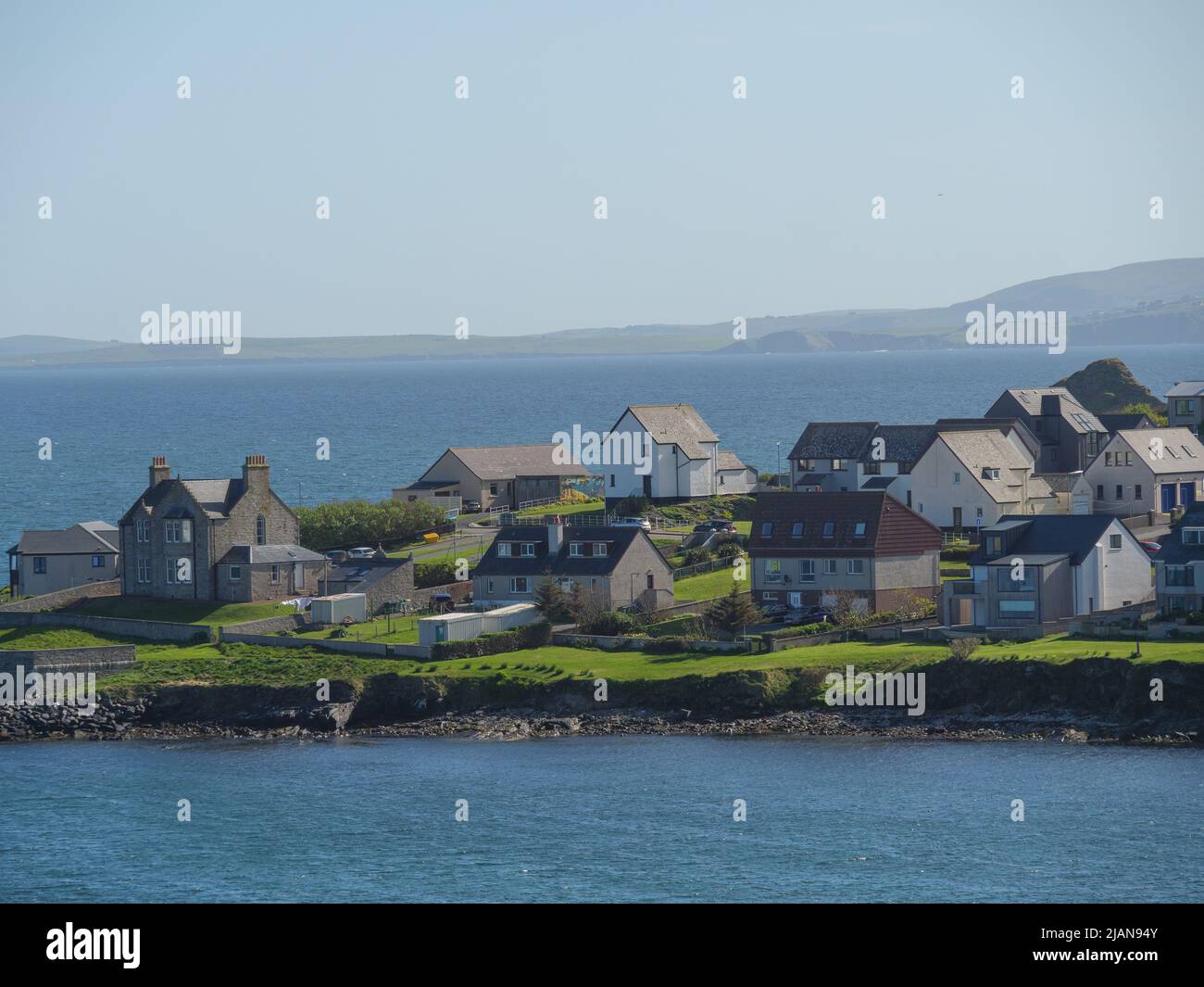 the city of Lerwick and the shetland island Stock Photo - Alamy