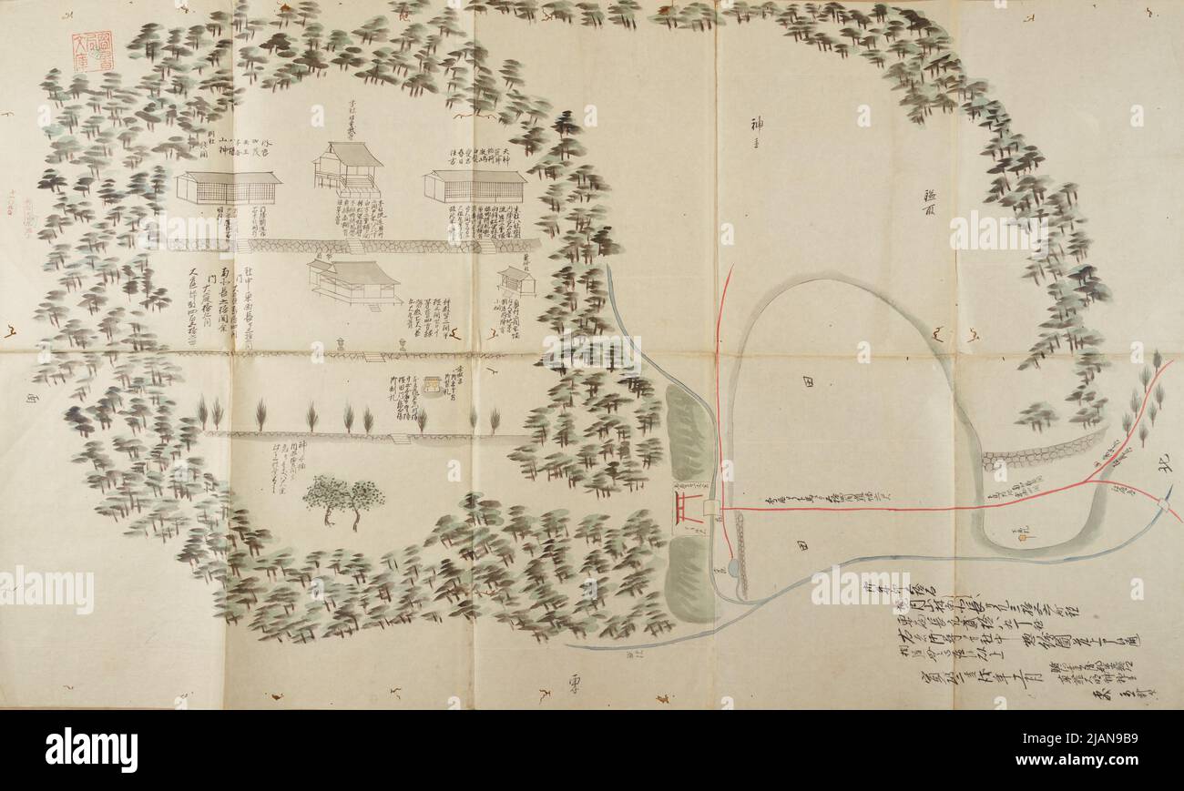 Ancient japanese temple plan hi-res stock photography and images - Alamy