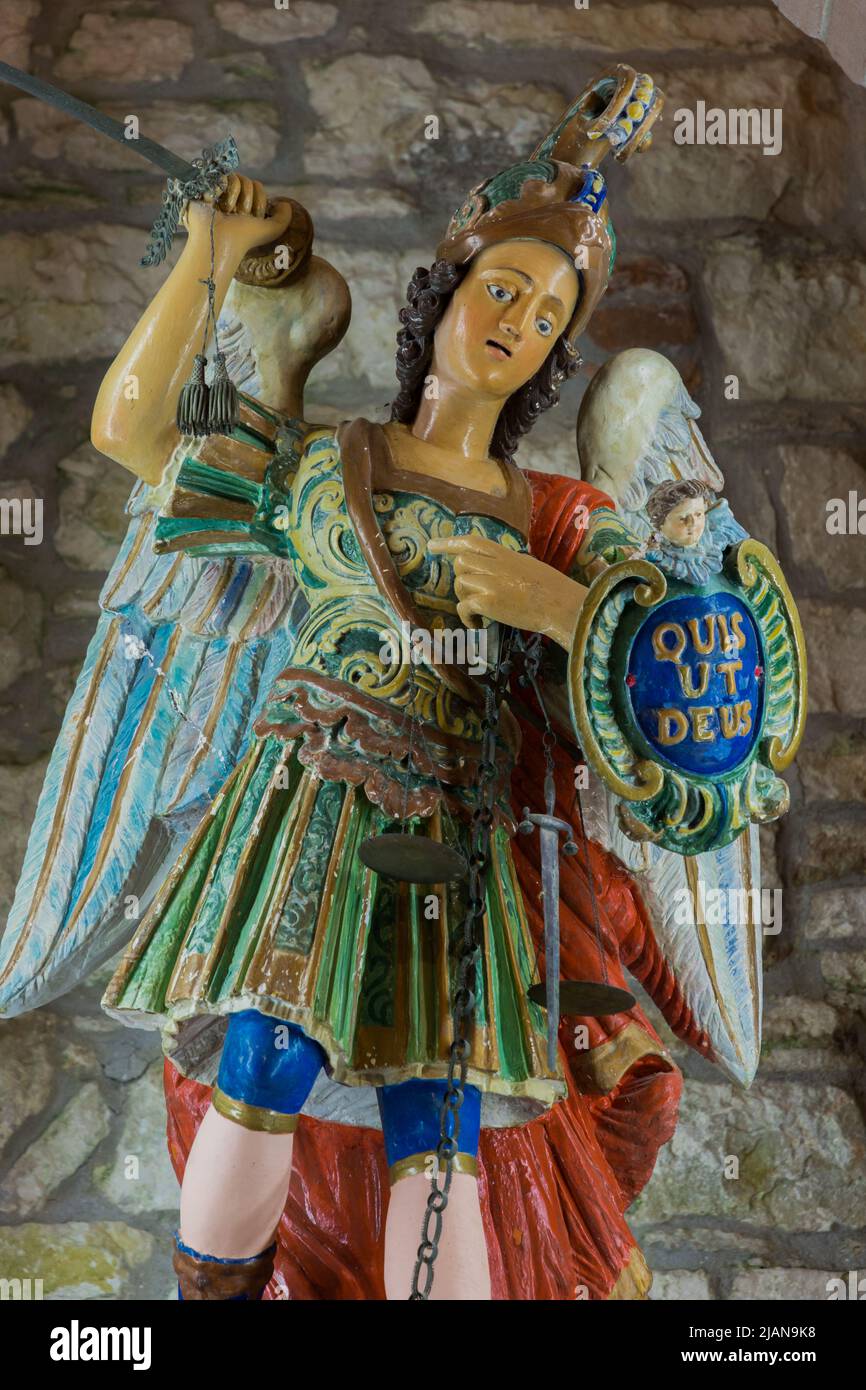 SantAngelo in Grotte IS, Chiesa rupestre di S. Michele Arcangelo Stock ...