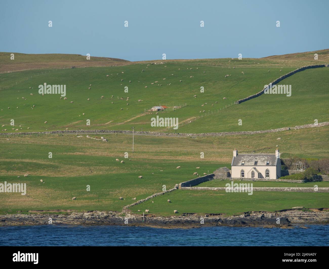 the city of Lerwick and the shetland island Stock Photo - Alamy