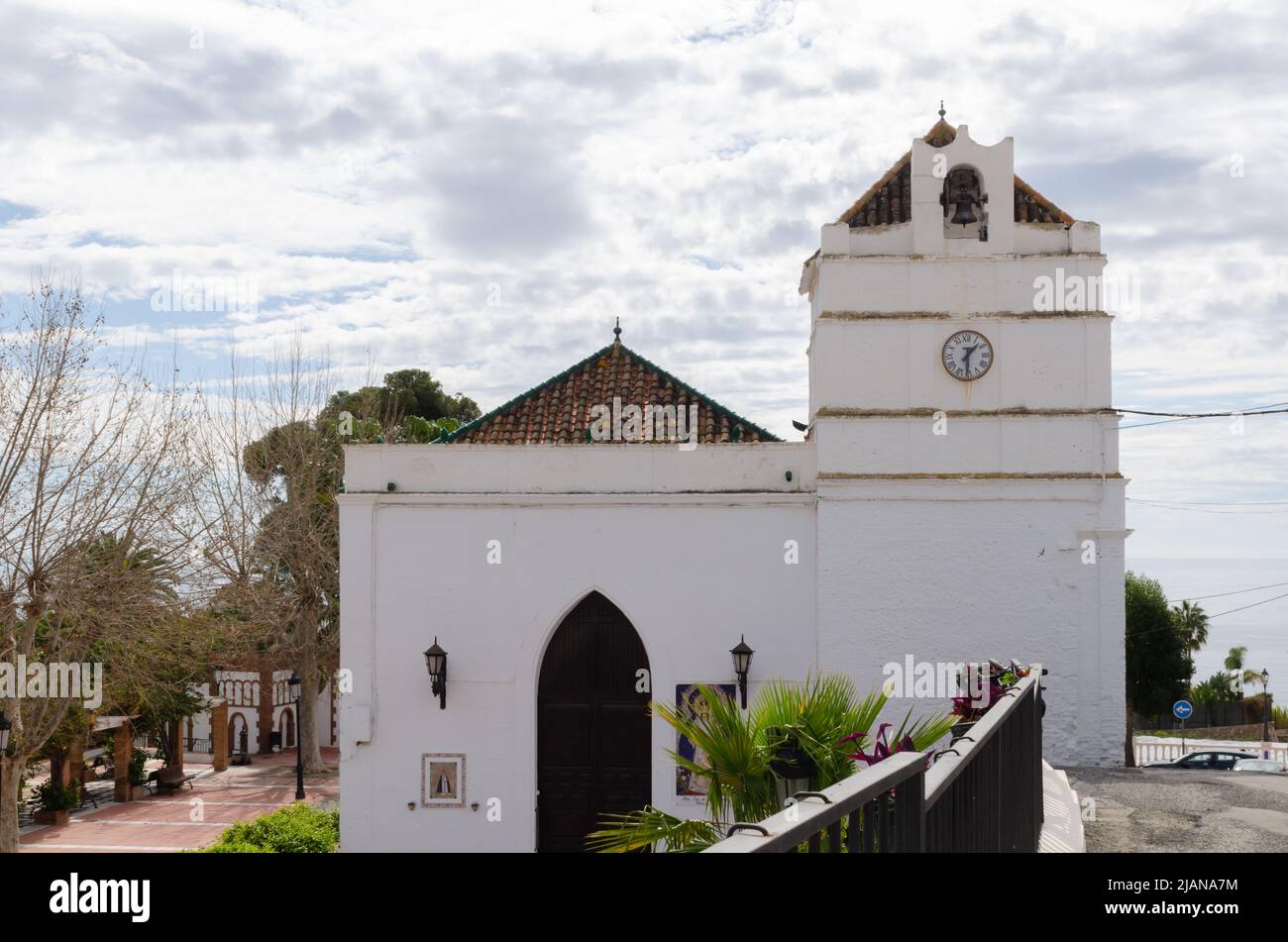 MARO, SPAIN - 03 MARCH 2022 A small church built at the beginning of ...