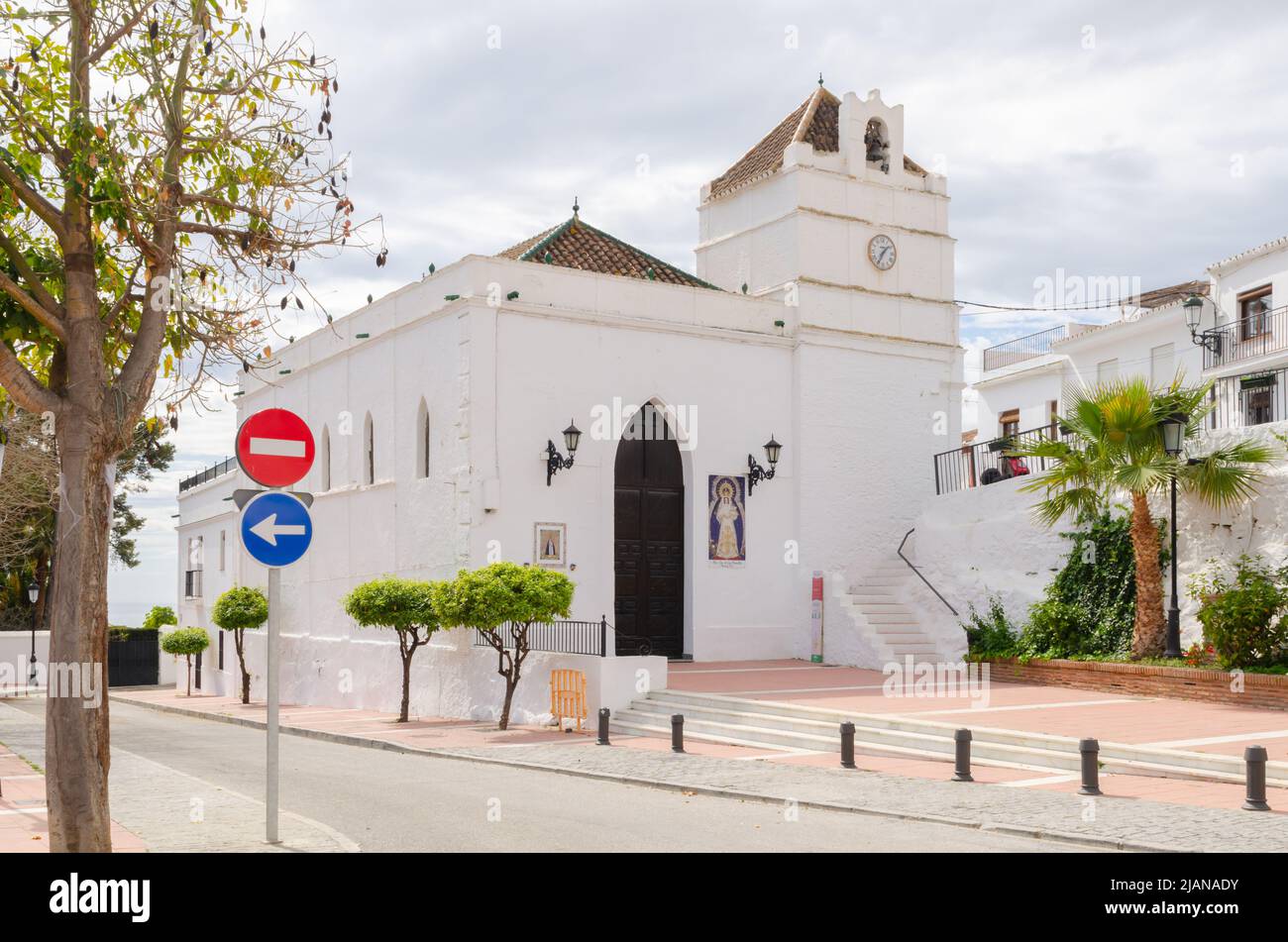 MARO, SPAIN - 03 MARCH 2022 A small church built at the beginning of ...