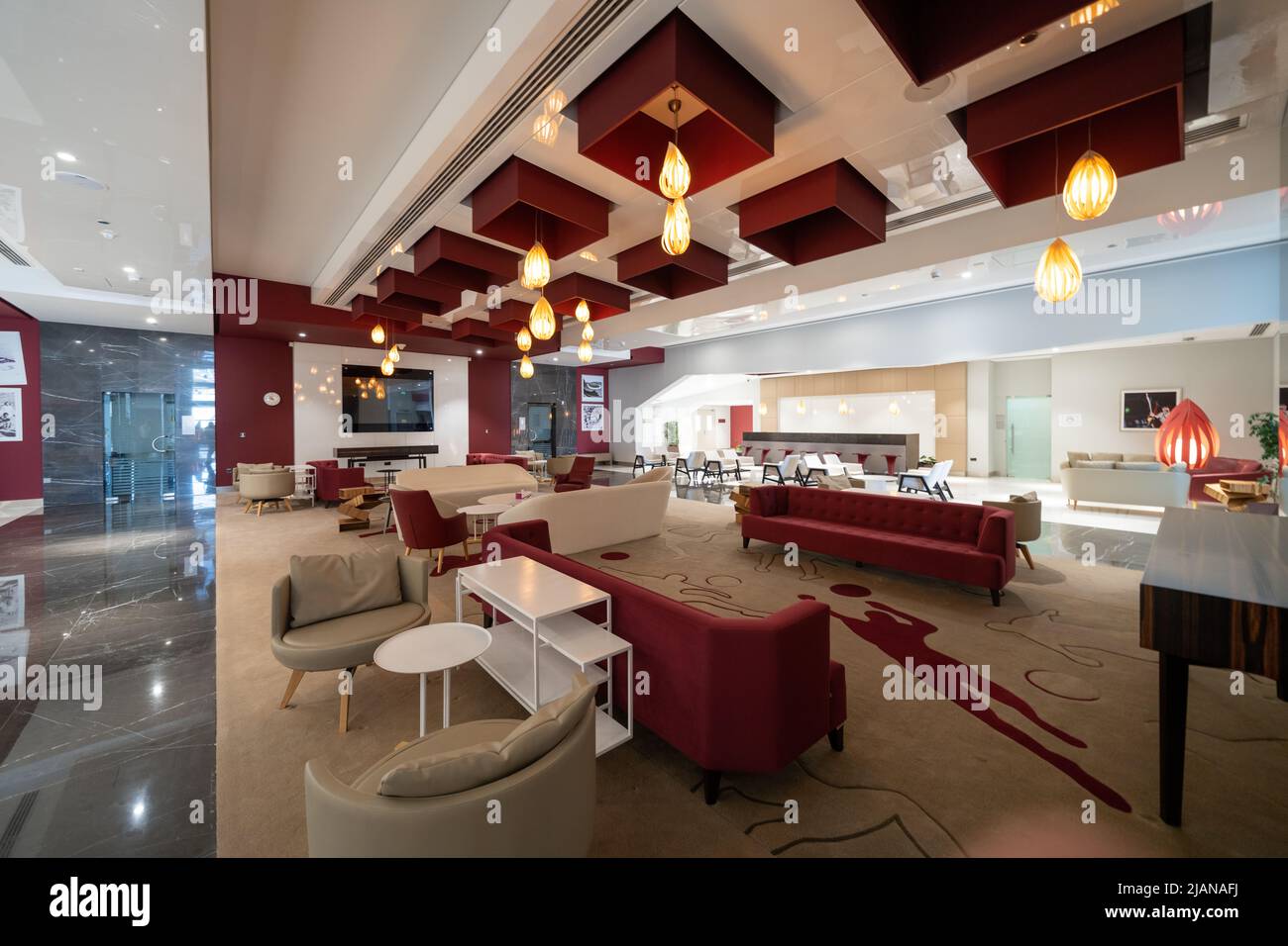 VIP Lounge at Khalifa International Stadium. The 40,000-seat arena is ...