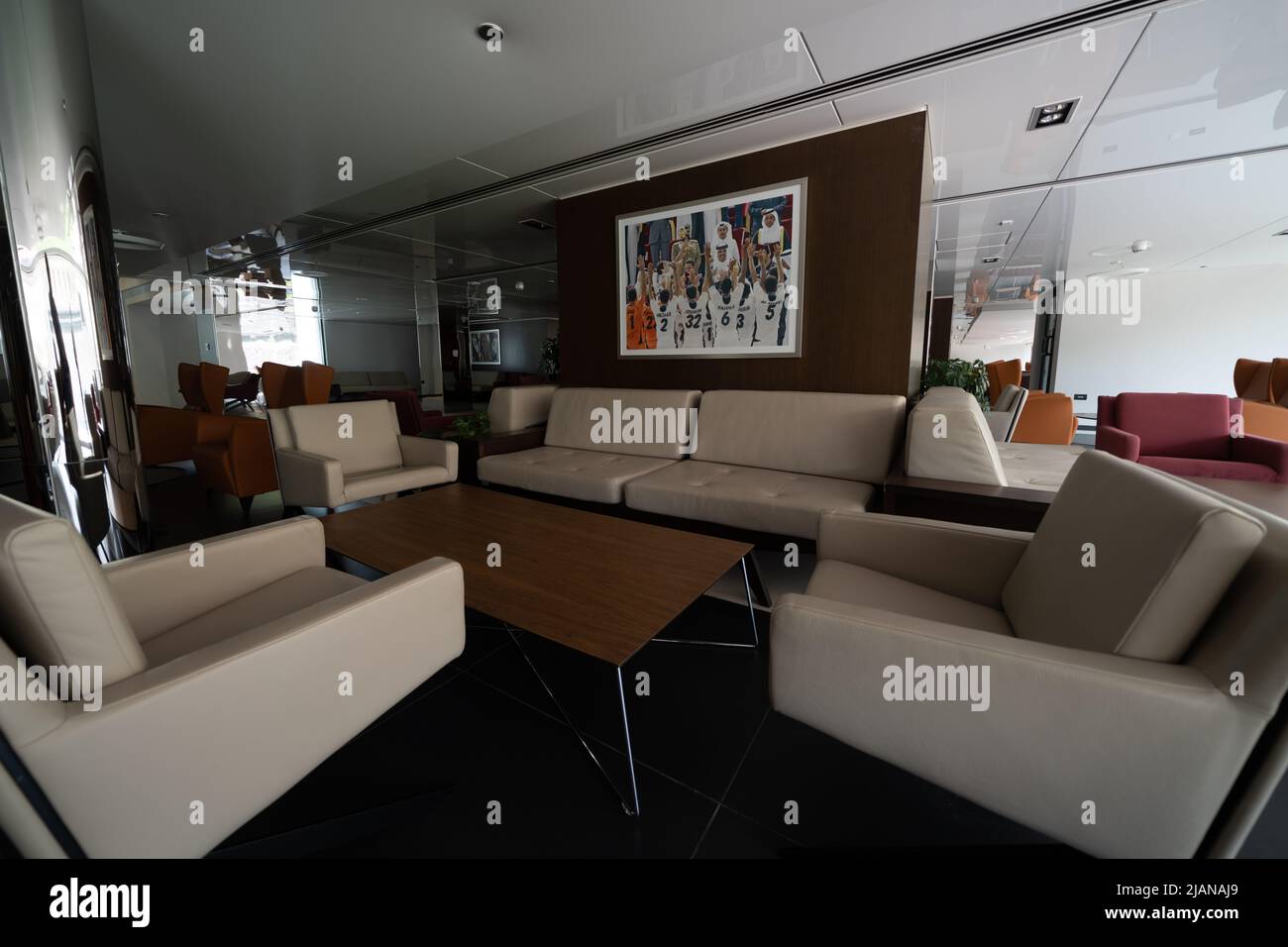 VIP Lounge at Khalifa International Stadium. The 40,000-seat arena is ...