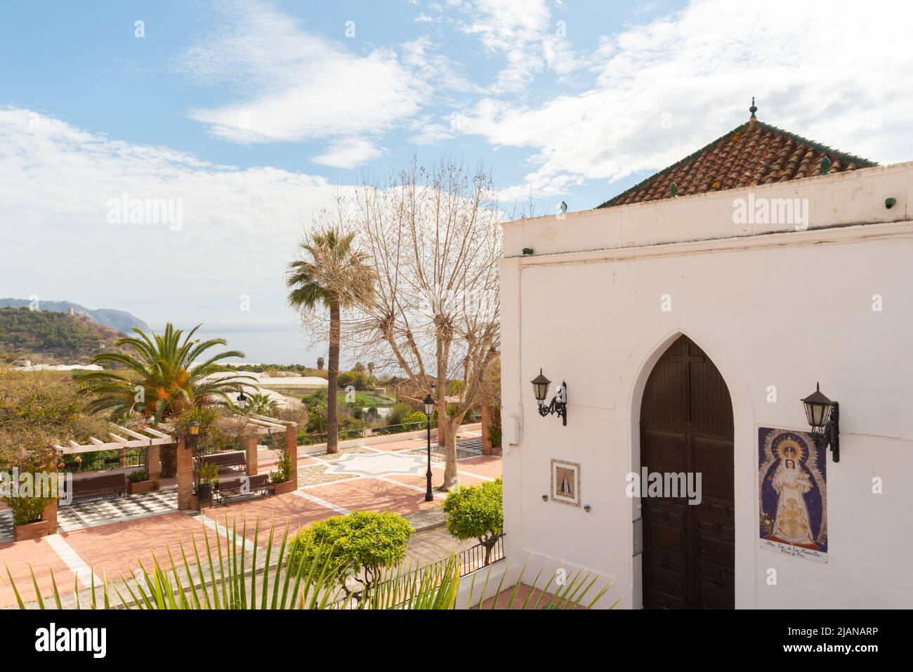 MARO, SPAIN - 03 MARCH 2022 A small church built at the beginning of ...