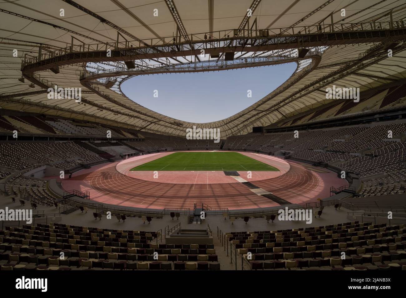 Khalifa stadium cooling hi-res stock photography and images - Alamy