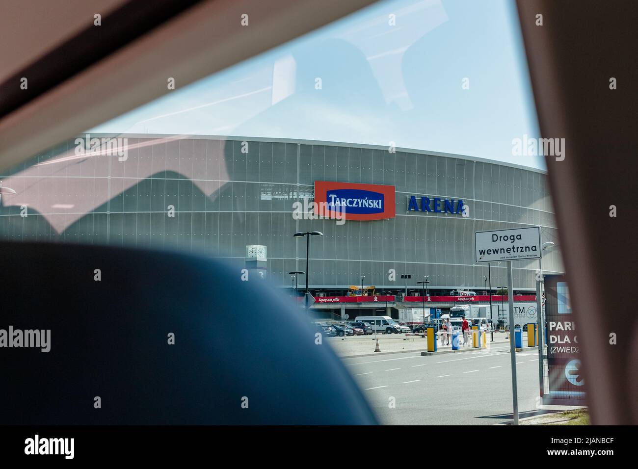 WROCŁAW, POLAND - 31 MAY 2022: Tarczyński Arena Wrocław in Poland ahead ...