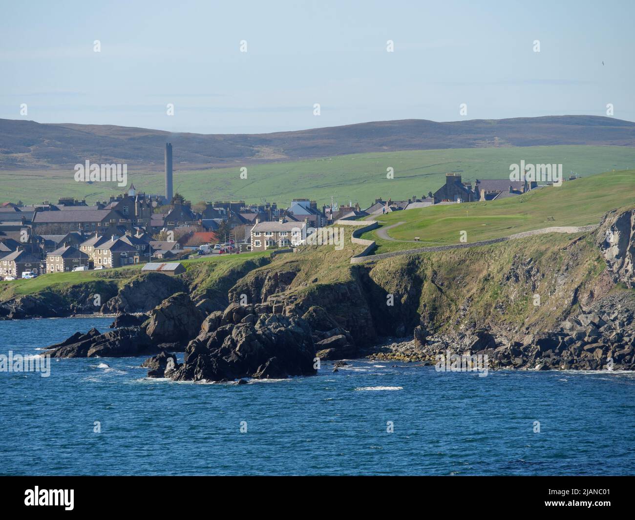 the city of Lerwick and the shetland island Stock Photo - Alamy